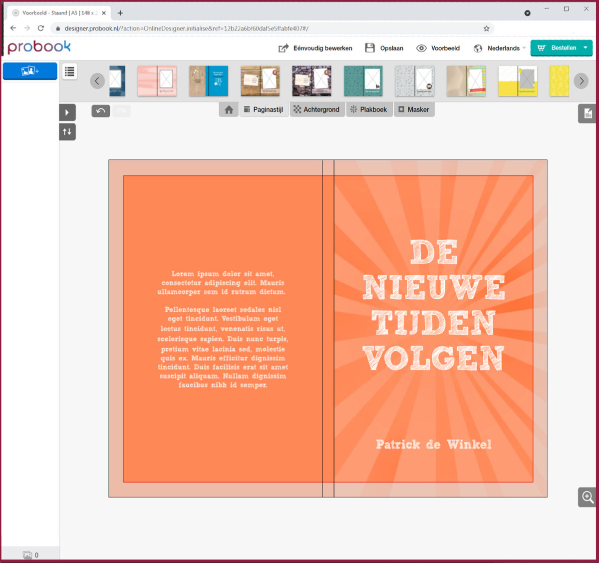 Online designer maakt het nóg makkelijker! - Probook - Boek maken