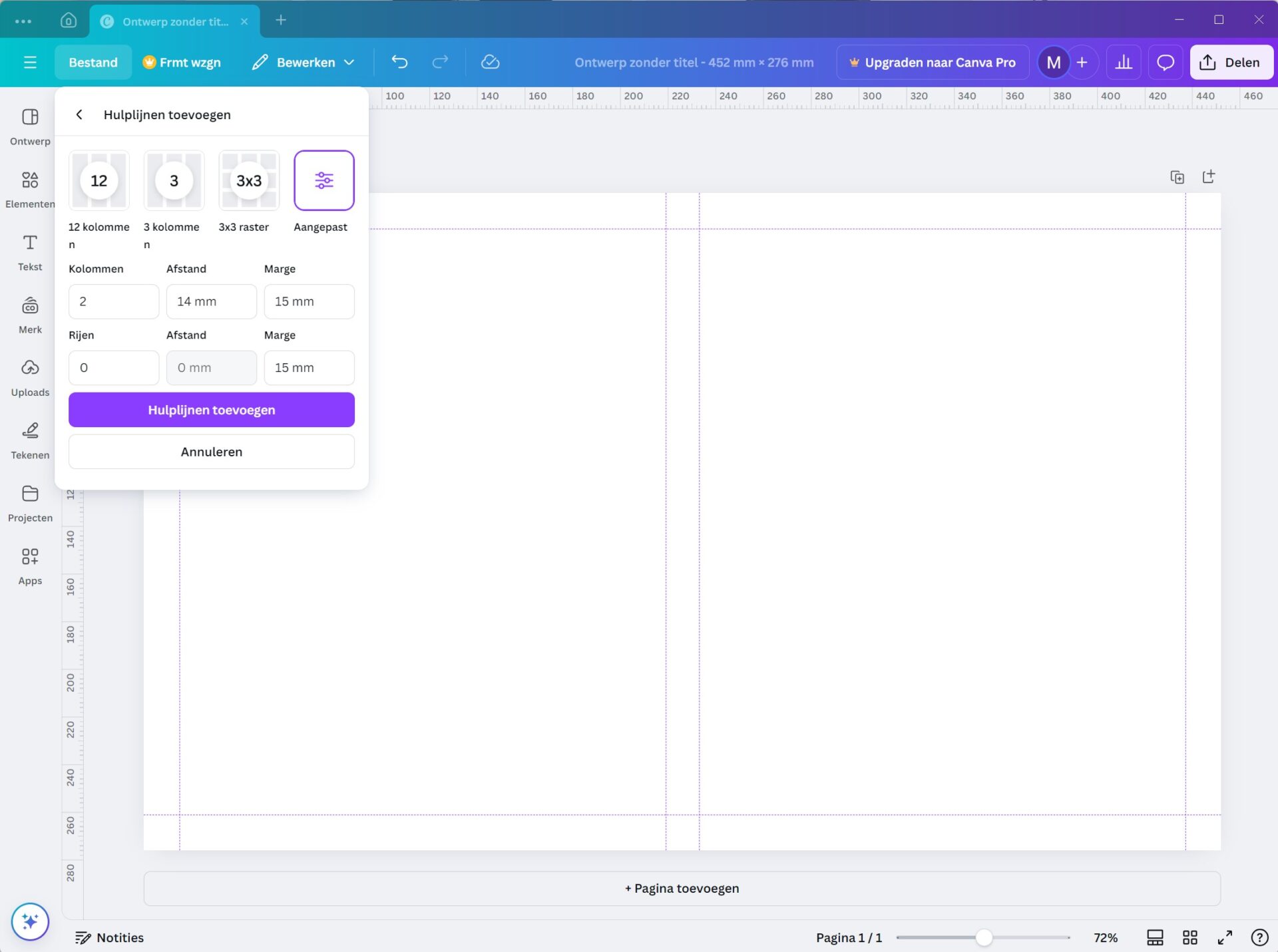 Een boekomslag maken in Canva